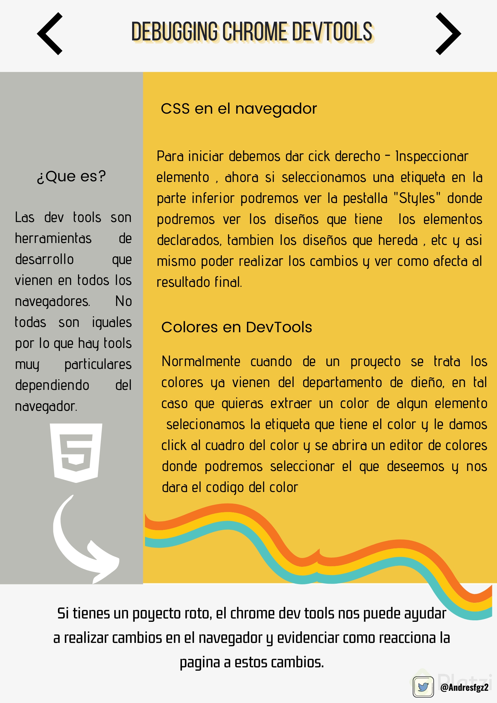 Chrome DevTools: editar CSS en tiempo real